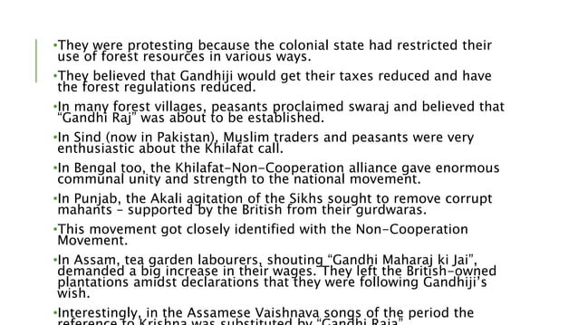 Social Science | Class 8 | The Making of the National Movement : 1870 - 1947 | PPTX