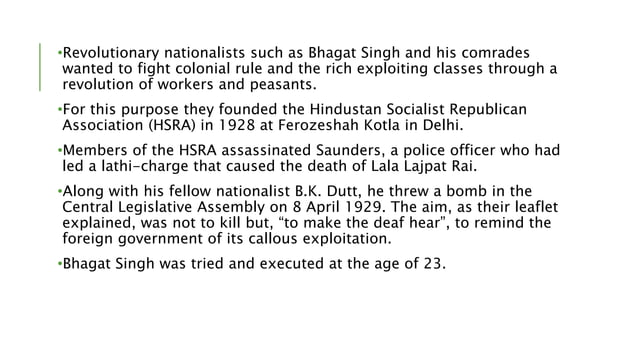 Social Science | Class 8 | The Making of the National Movement : 1870 - 1947 | PPTX