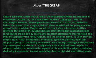 Imformation for akbar and mughals medival.pptx