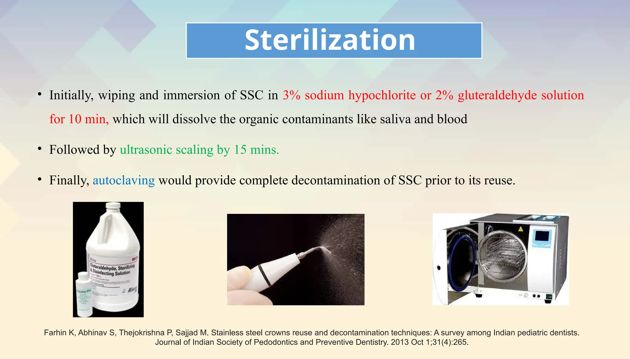 stainless steel crowns in pediatric dentistry | PPTX