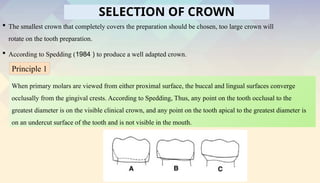 stainless steel crowns in pediatric dentistry | PPTX