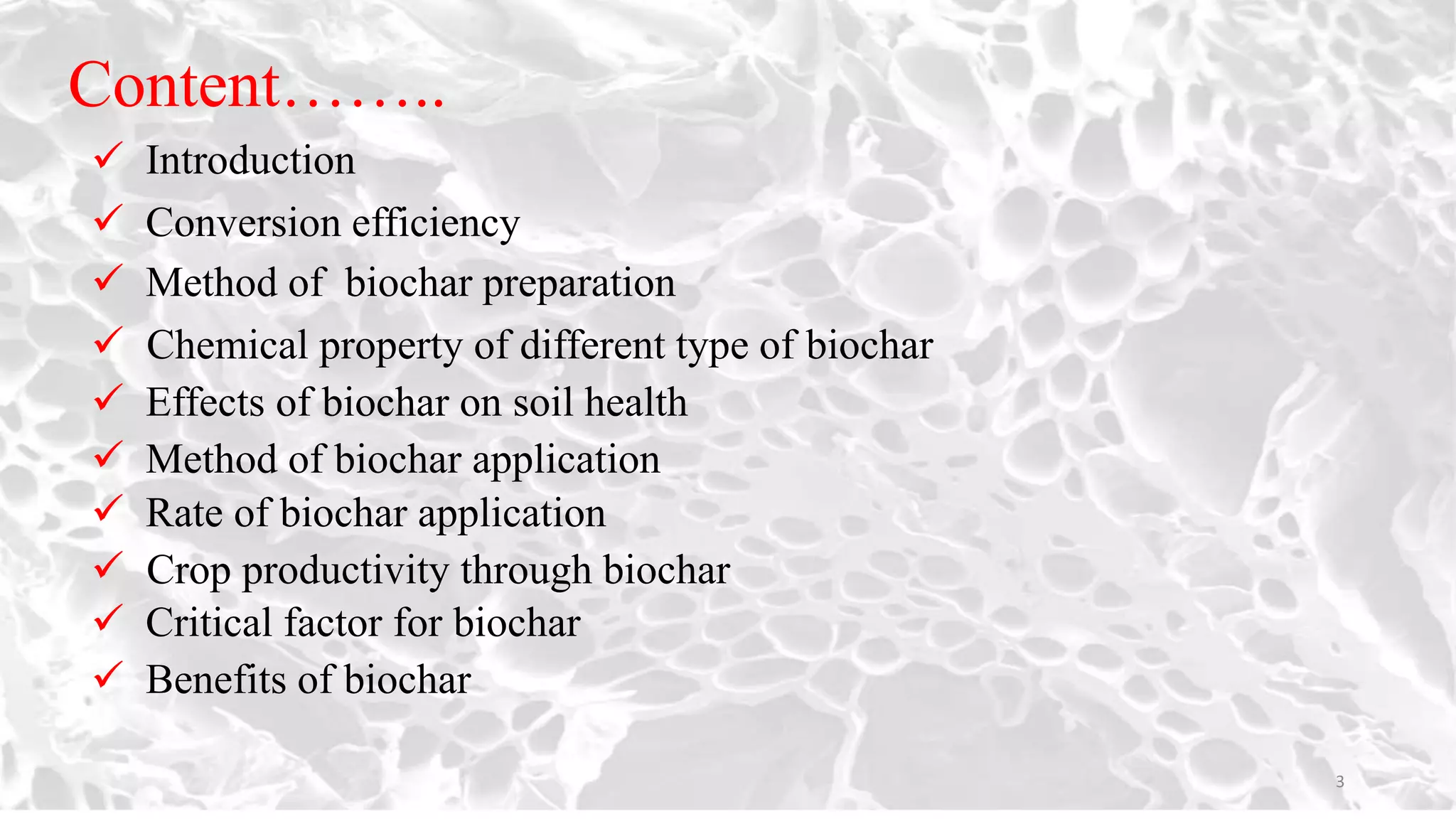 Biochar: Important Role In Agriculture | PPTX