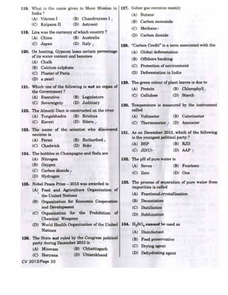 Ssc mts - question papers | PDF