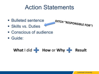 SSC resume guide | PPT