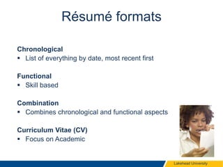 SSC resume guide | PPT | Free Download