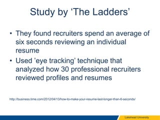 SSC resume guide | PPT