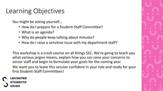 Student Staff Committee 101 | PPT