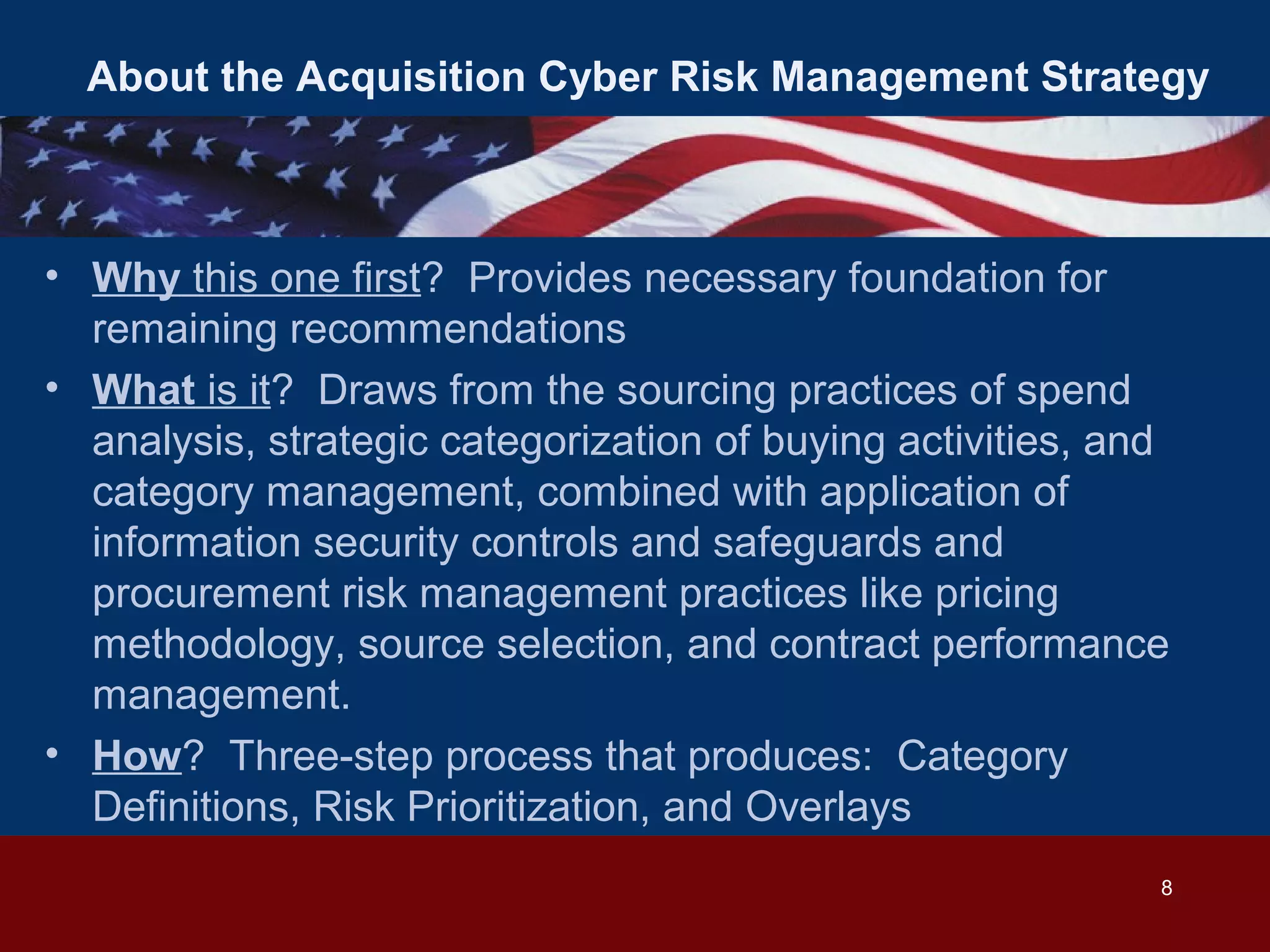 Improving cyber-security through acquisition | PPT