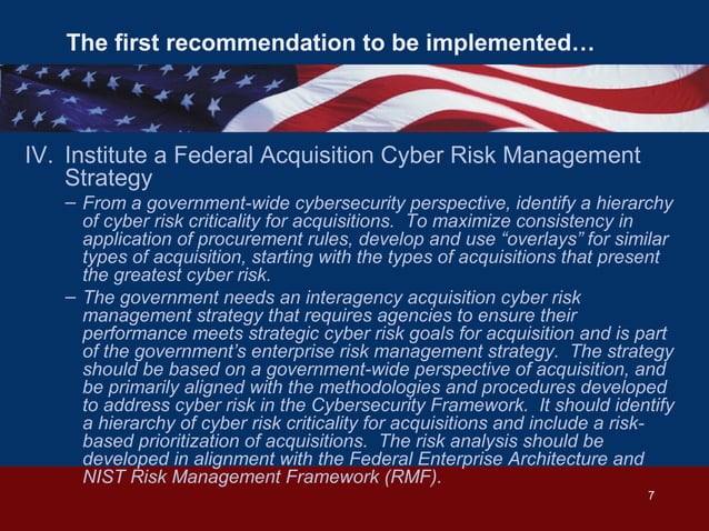 Improving cyber-security through acquisition | PPT