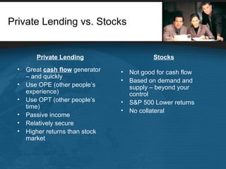 Sperry & Sons - Private Lending Presentation | PPT