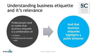 SSC Business Etiquette | PDF