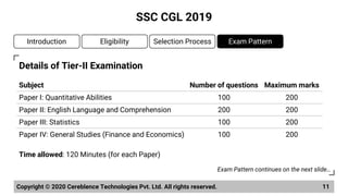 SSC CGL - Introduction | PDF
