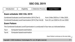 SSC CGL - Introduction | PDF