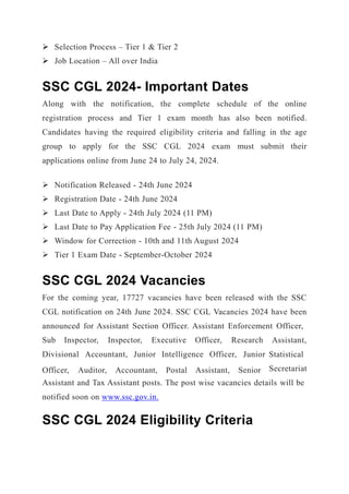 SSC CGL 2024 Notification Released: Apply Now For 17,727 Vacancies.pptx