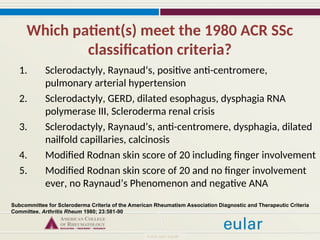 SSc Class Criteria ACR EULAR introduction.ppt