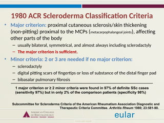 SSc Class Criteria ACR EULAR introduction.ppt