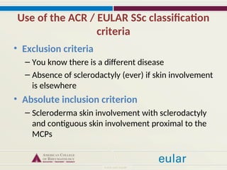 SSc Class Criteria ACR EULAR introduction.ppt