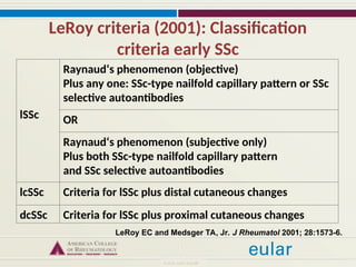 SSc Class Criteria ACR EULAR introduction.ppt