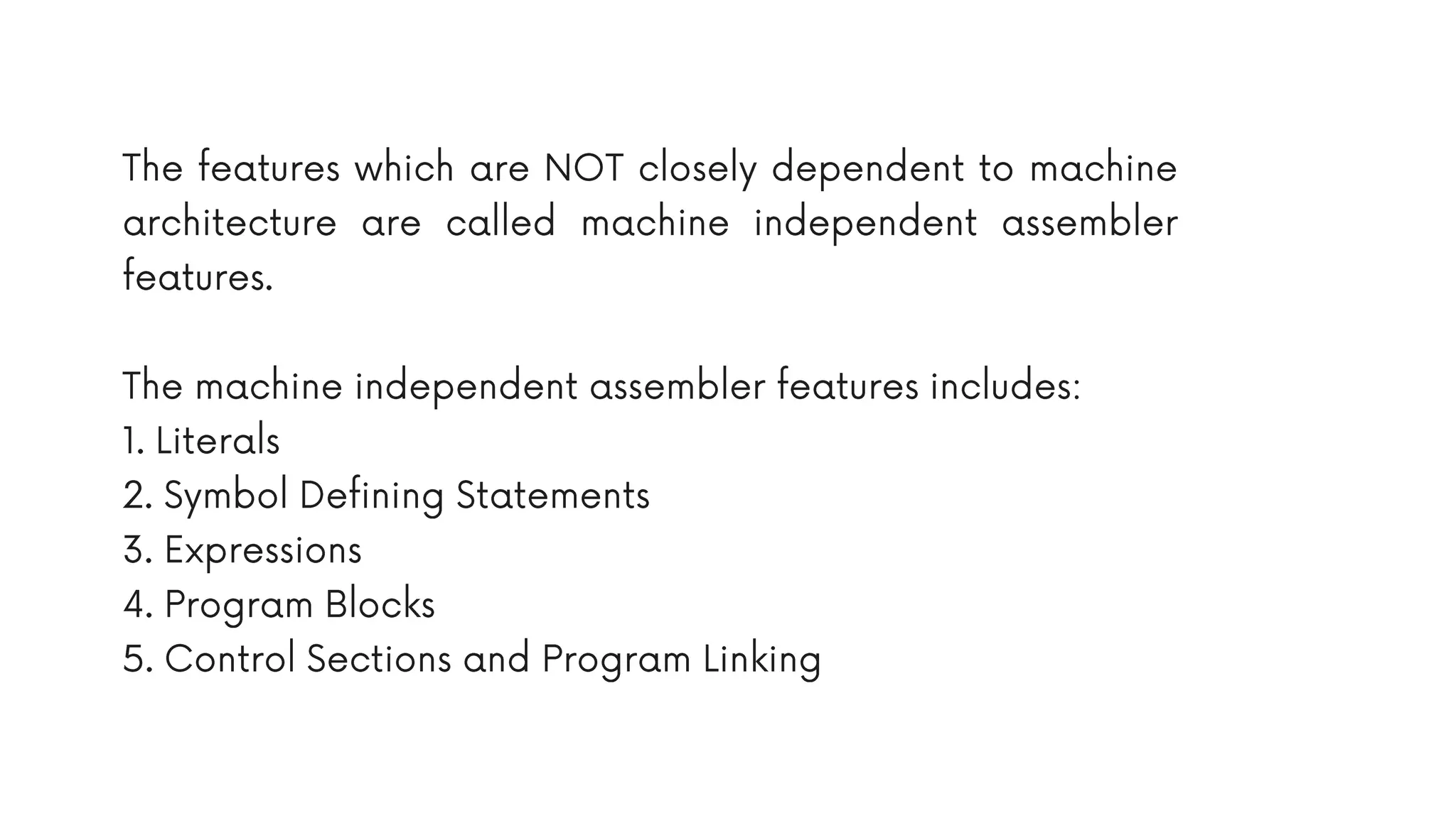 Literals - A Machine Independent Feature | PPT
