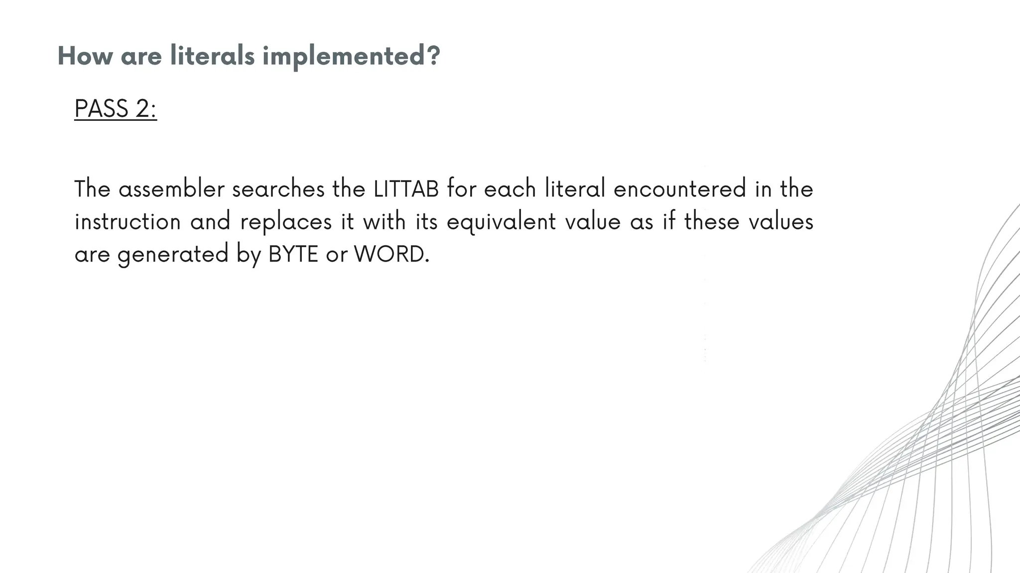 Literals - A Machine Independent Feature | PPT
