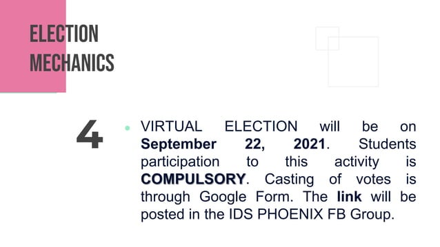 SSC ELECTION.pptx | Secondary Education | Education
