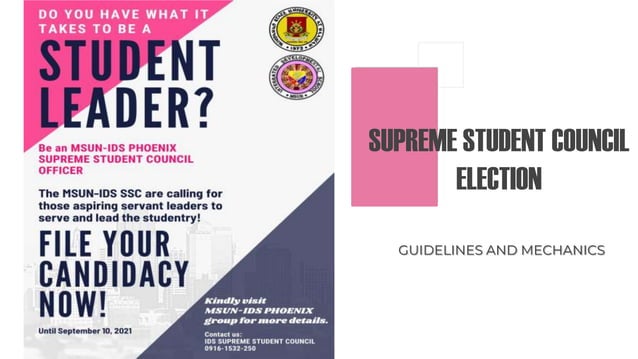 SSC ELECTION.pptx | Secondary Education | Education