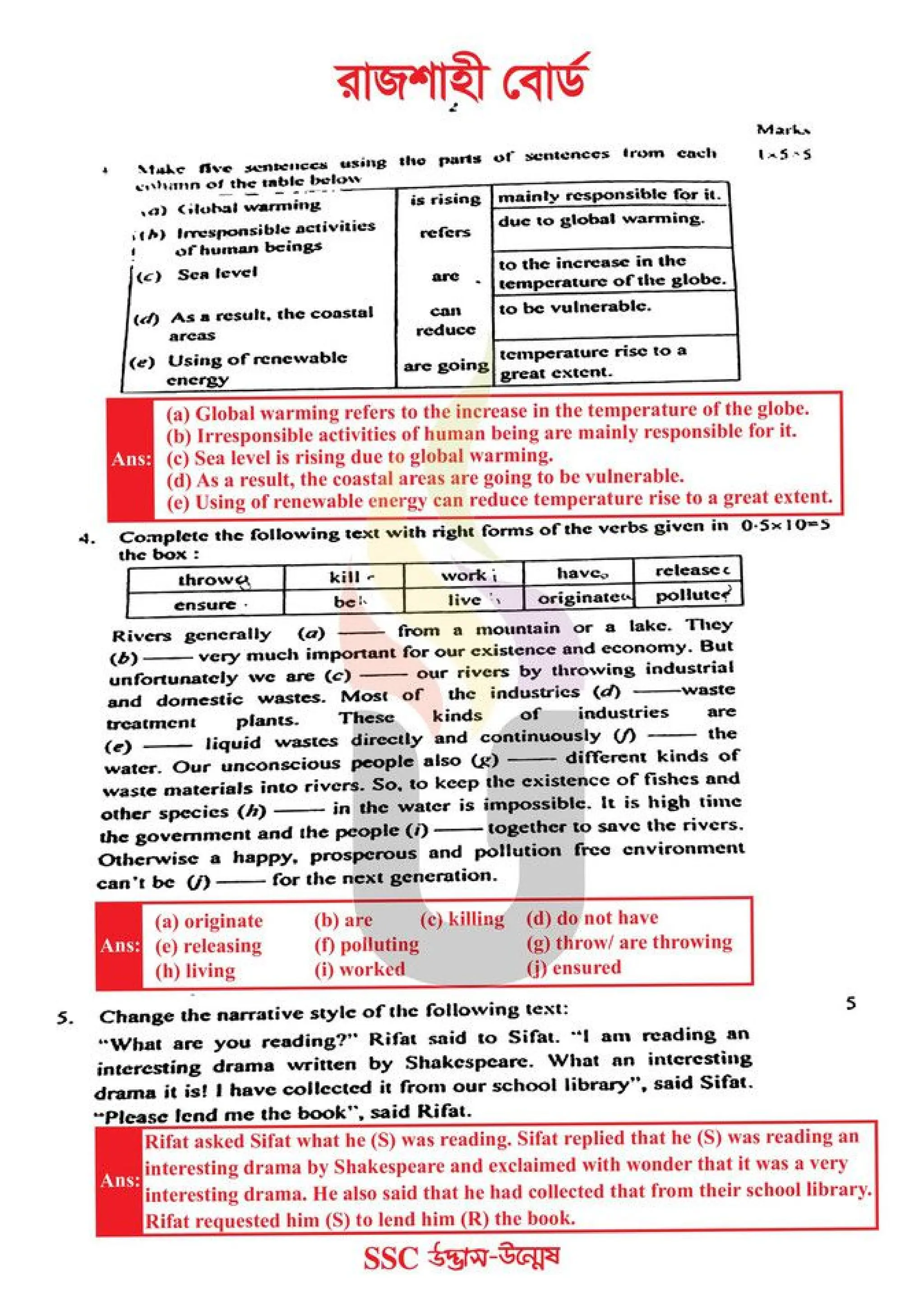 SSC English 2nd Paper Exam Question Solution 2024.pdf