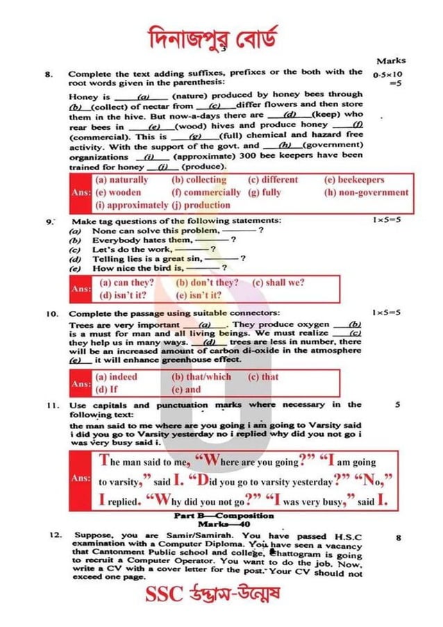 SSC English 2nd Paper Exam Question Solution 2024.pdf