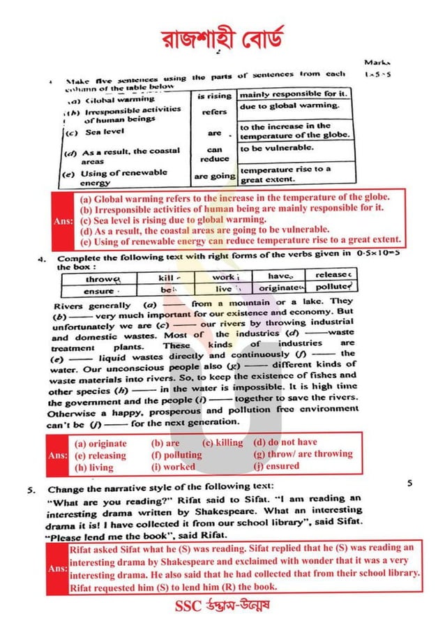 SSC English 2nd Paper Exam Question Solution 2024.pdf