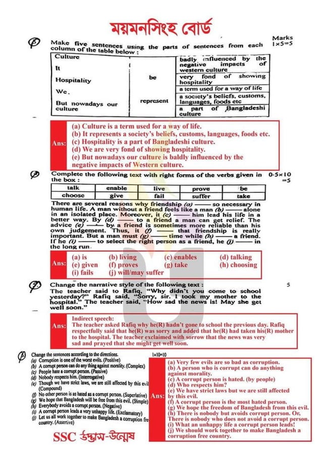 SSC English 2nd Paper Exam Question Solution 2024.pdf