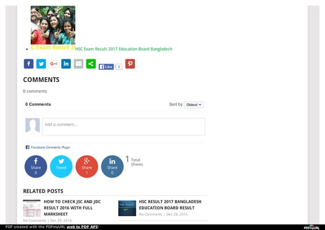 Ssc exam result 2017 | PPT