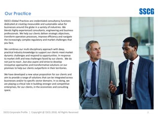 SSCG Corporate Profile 2018 | PPT