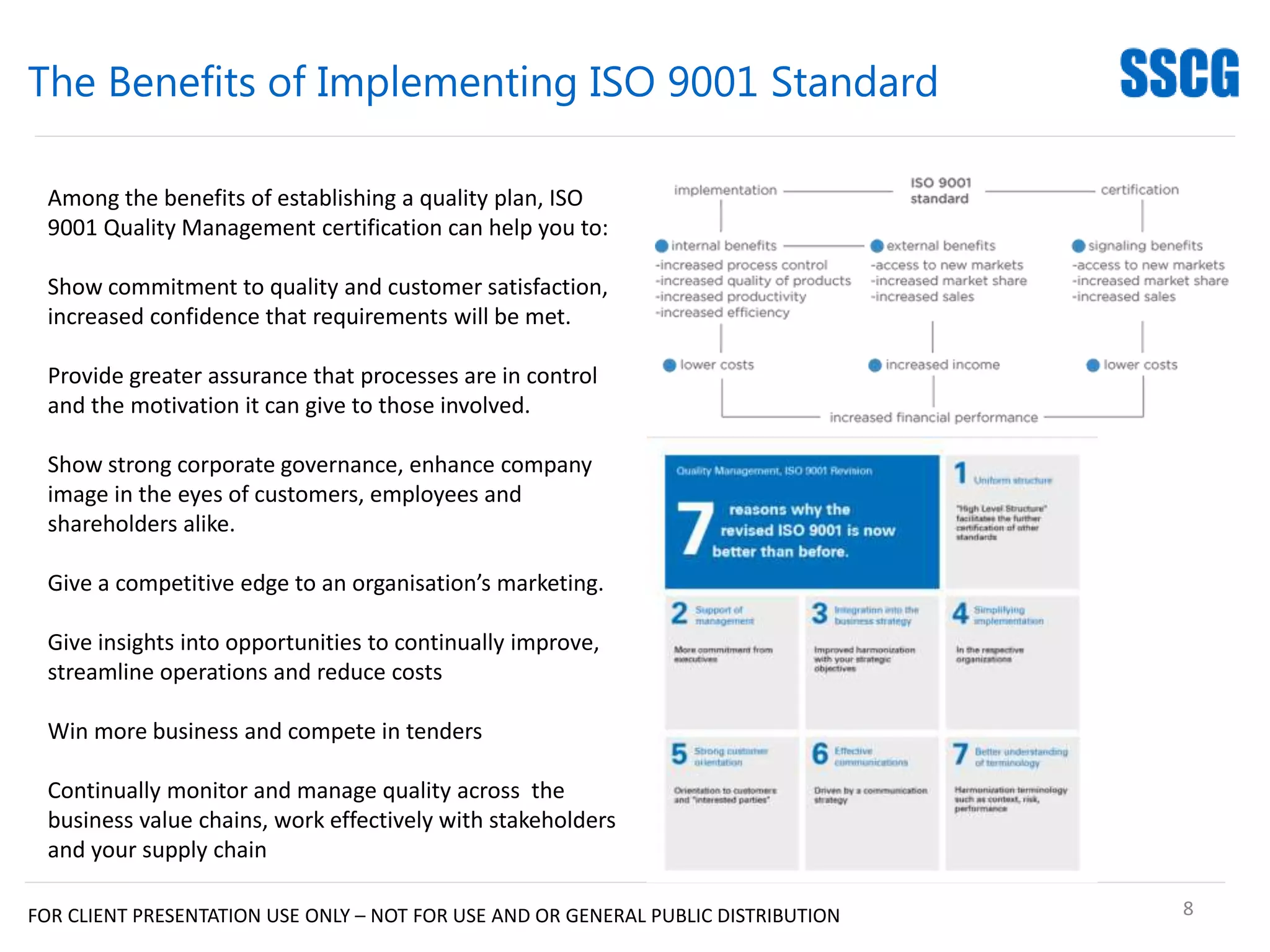 SSCG ISO 9001 Quality Management Systems (QMS) | PPT