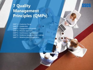 SSCG ISO 9001 Quality Management Systems (QMS) | PPTX | Business ...