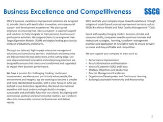 SSCG Operation Management Services | PDF