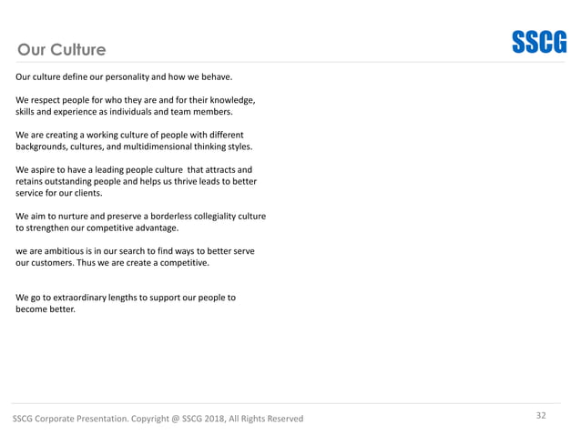 SSCG Brand Identity and Proposition | PPT