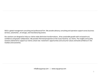 SSCG Advisory Services | PPT