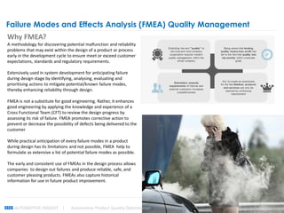 SSCG Automotive Insight - Vehicle Quality Engineering Optimisation ...
