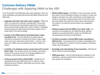 SSCG Automotive Insight - Vehicle Quality Engineering Optimisation ...