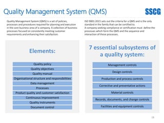 SSCG Automotive Manufacturing Quality Management | PPTX