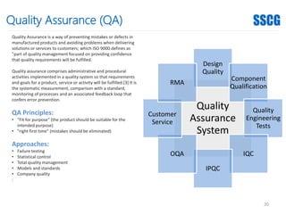 SSCG Automotive Manufacturing Quality Management | PPTX