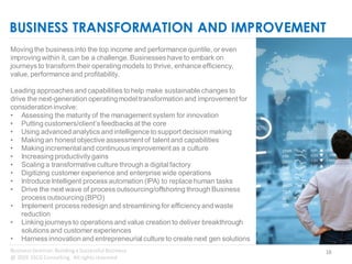 Building a Successful Business - Key Demand Drivers, Trends and Best ...