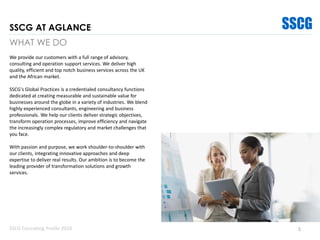 SSCG Consulting Profile 2018 | PPT