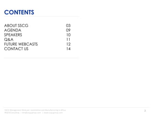 Sscg management practice webcast accelerating industrialisation in ...