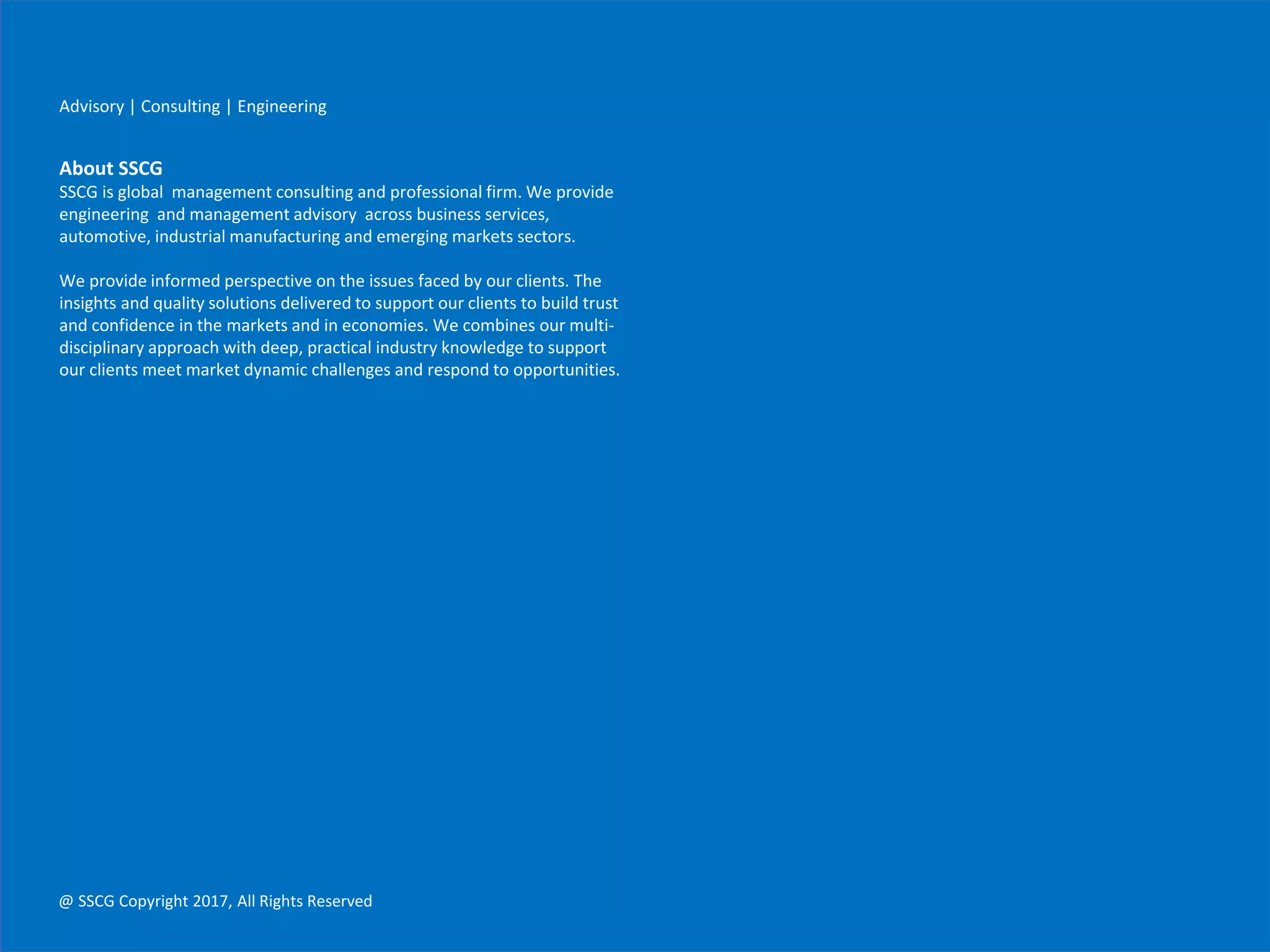 SSCG Strategy, Business Services and Operating Model Dimensions | PPT