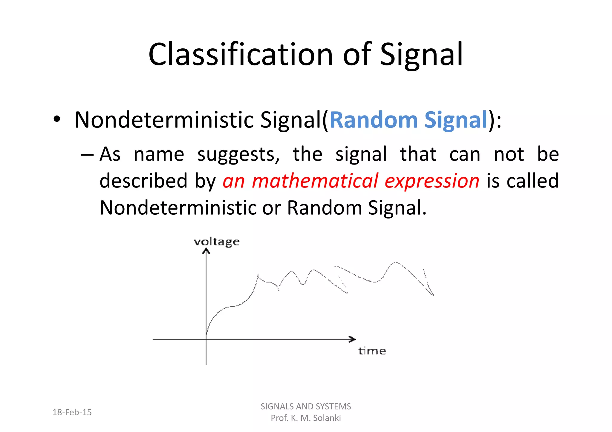 Signals and systems ch1 | PDF