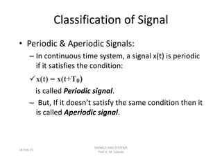 Signals and systems ch1 | PDF