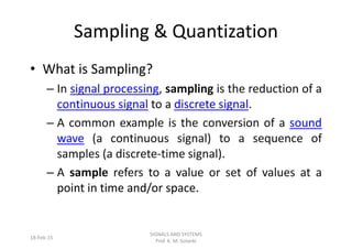 Signals and systems ch1 | PDF