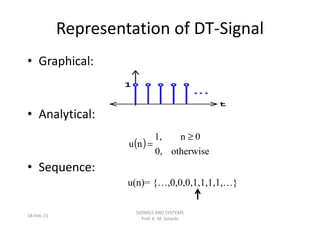 Signals and systems ch1 | PDF