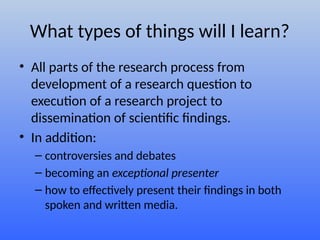 What is a scientific study and introduction to research | PPTX